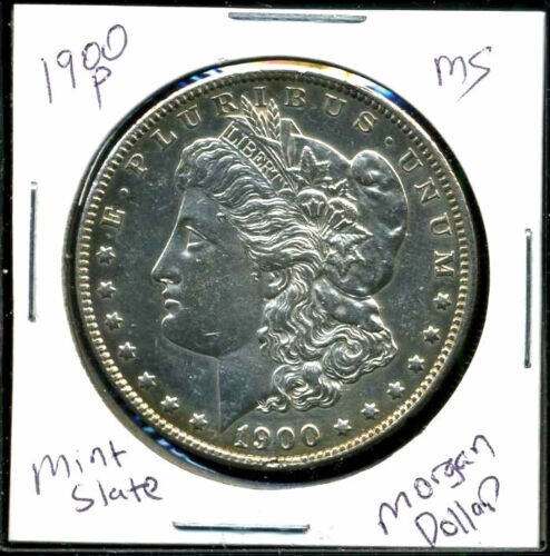 1900 P MS CH BU Morgan Dollar Mint State Uncirculated 90% Silver US$1 ...