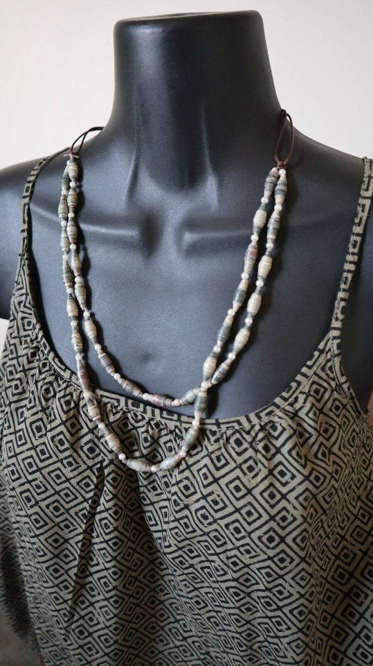 handcrafted bohemian beaded gypsy tribal peasant necklace jewelry ...