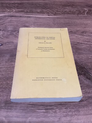 Introduction to Partial Differential Equations Book by Gerald Folland ...