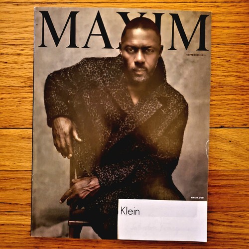 Maxim Magazine 206 Idris Elba Tucker Max Fashion Natasha Liu September ...