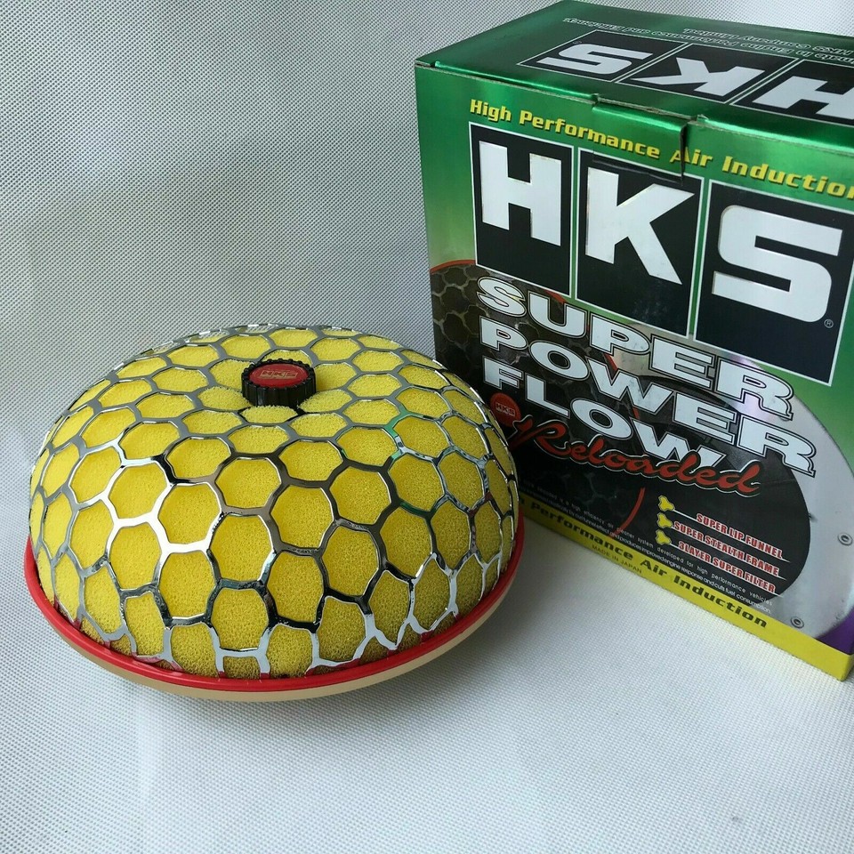 3inch Yellow HKS Super Power Air Filter Flow caliber Intake Reloaded ...