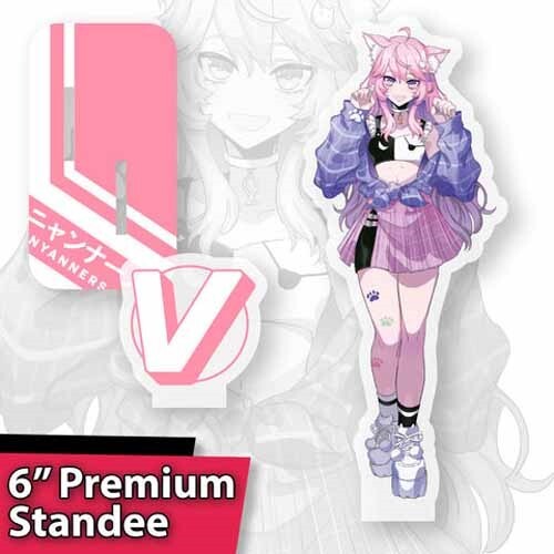 VShojo 6'' Nyanners Standee Acrylic Stand Official Licensed Product | eBay