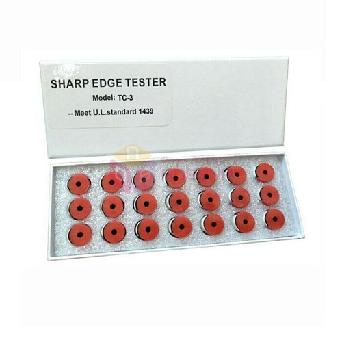 UL1439 SET-50 Sharp Edge Tester with TC-3 21pcs Pressure Testing Caps ...