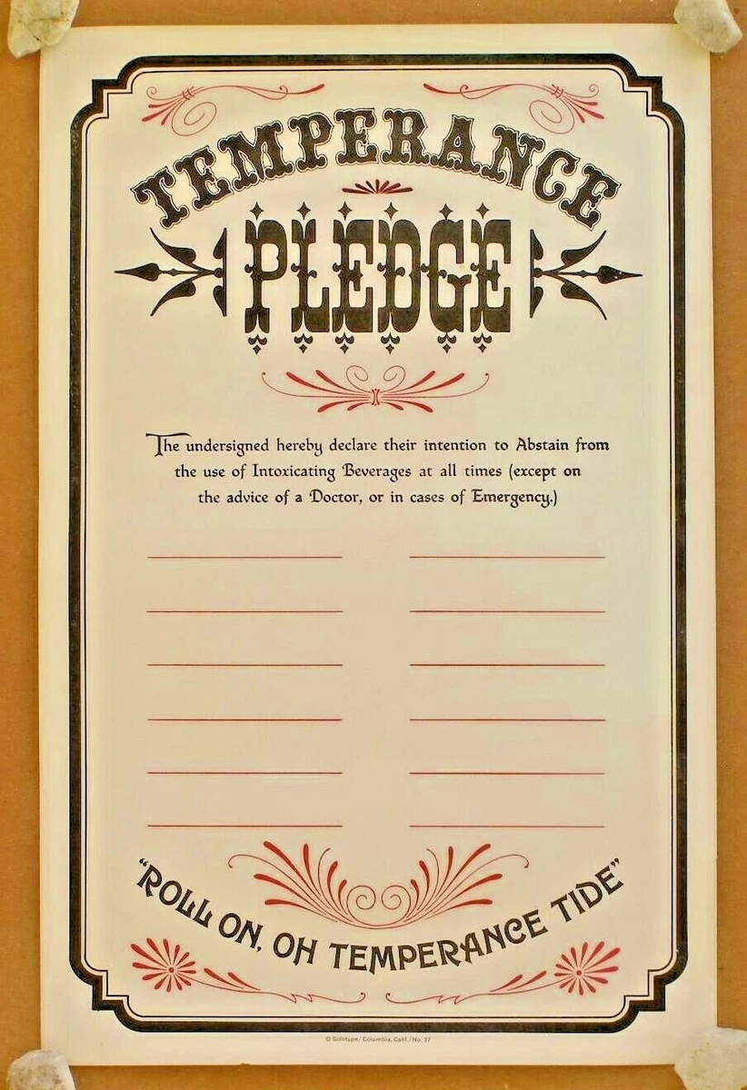 Temperance Poster