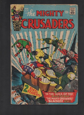 Archie Comics The Mighty Crusaders August 1966 NO#6 Comic Book ...