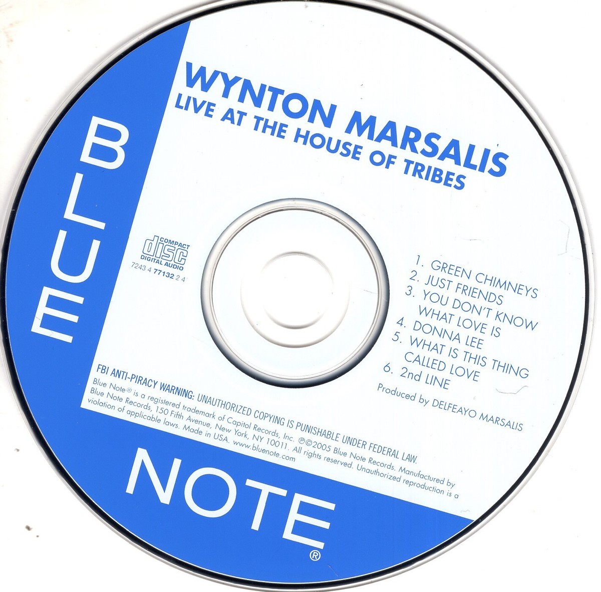 Wynton Marsalis Live At The House Of Tribes MARSALIS,WYNTON Live At