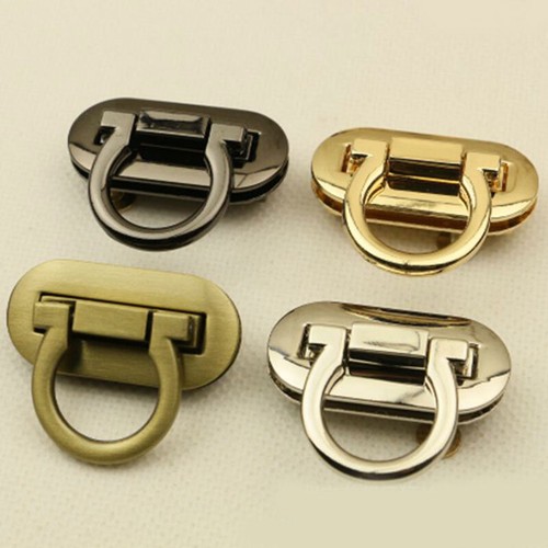 Bag Lock Metal Clasp Turn Lock Twist Locks for DIY Handbag Craft Bag ...