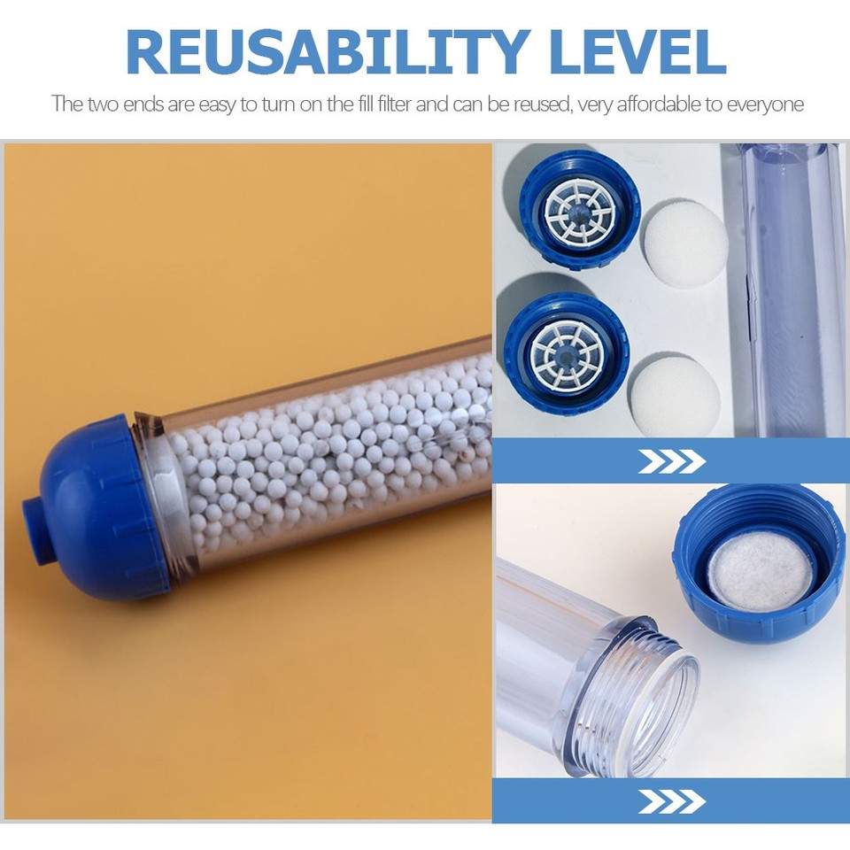 Fillable Purifier Bottle Water Sediment Filter Empty Clear Housing ...