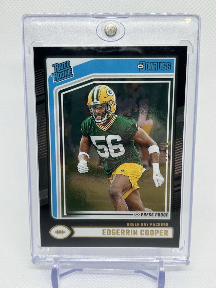2024 Donruss Rated Rookie Edgerrin Cooper Black Press Proof /10 | eBay