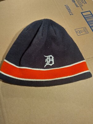 Detroit Tigers Winter Hat On Size Fits All | eBay