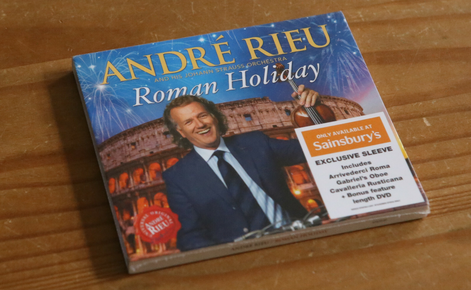 André Rieu - Roman Holiday - CD & Bonus DVD (2015) - Brand New/Sealed ...
