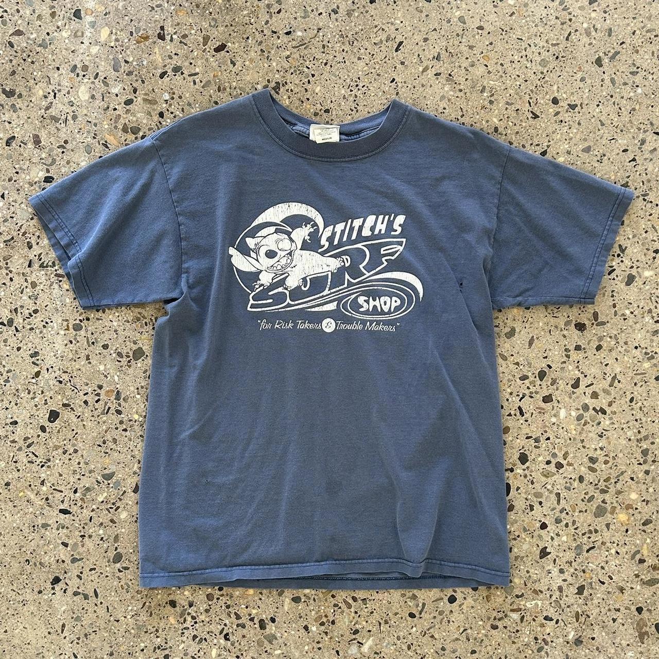 Vintage 00s Disney Lilo & Stitch Surf Shop Tee - Gem