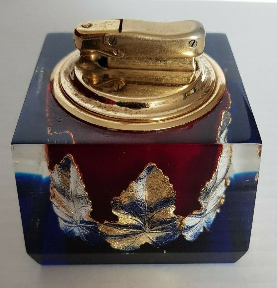 Colibri Decorative Perspex Table Lighter With 3D Leaf Motif | eBay UK