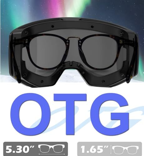 EXP VISION Ski/Snowboard Goggles for Men Women, OTG Snow Goggles Anti ...