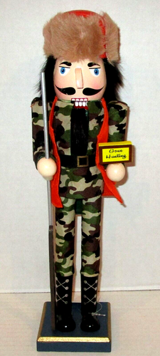 CHRISTMAS NUTCRACKER 15" HUNTER / GONE HUNTING | eBay