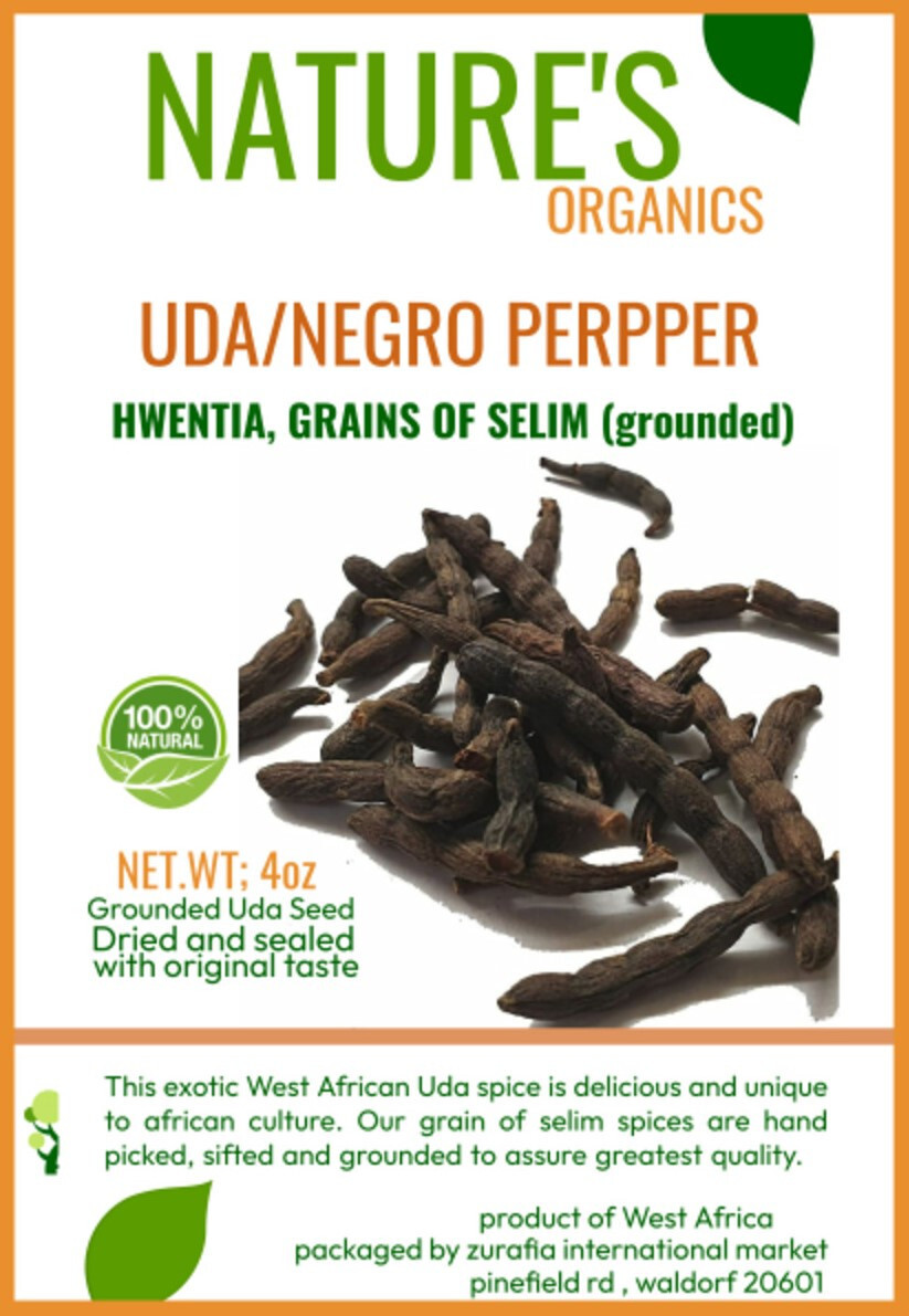 4 OZ grounded UDA , GRAIN OF SELIM, ETHIOPIAN PEPPER, SENEGAL PEPPER ...