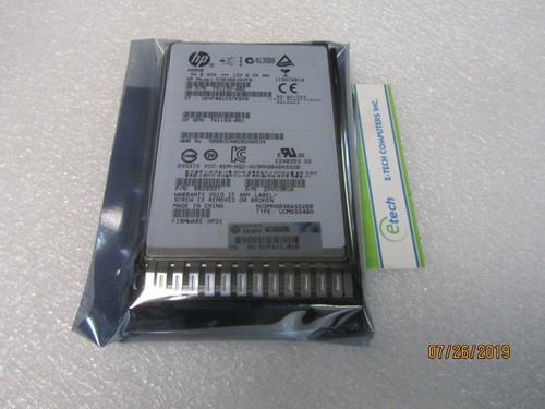 741155-B21 741232-001 741135-002 741169-001 EO0400JDVFB HPE 400GB 12G ...