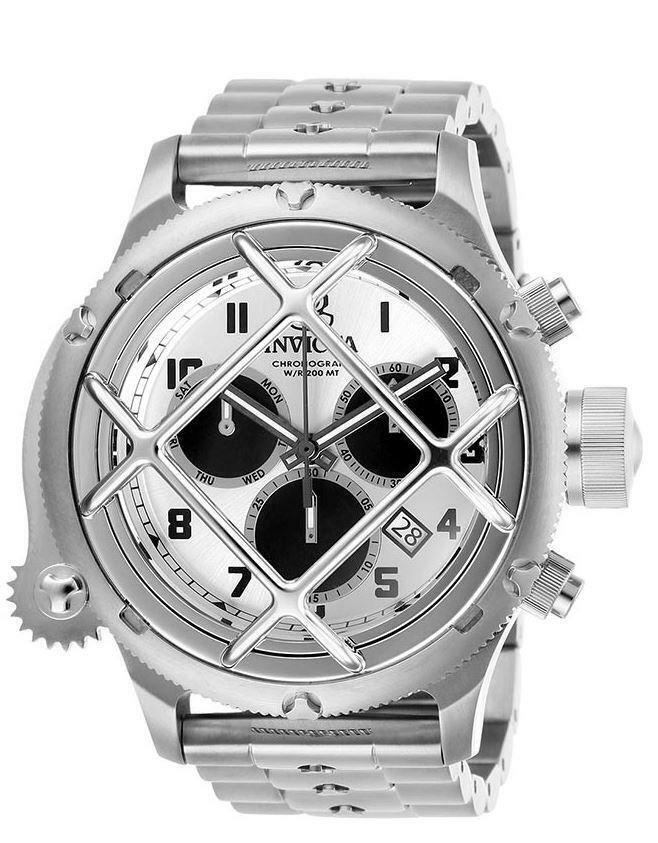 Invicta Russian Diver 26460 52mm Stainless Steel Case with Stainless ...