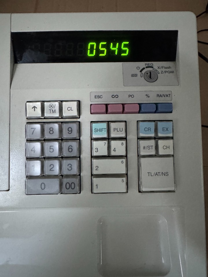Sharp XE-A107 Cash Register White Shop Till with Till Roll | eBay UK