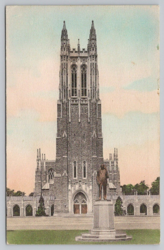 Postcard Duke Chapel Duke University Durham North Carolina | eBay