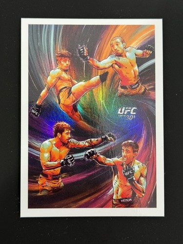 2024 Topps Now UFC 301 Artist Fight Poster SP /301 Rare! Qty Avail | eBay