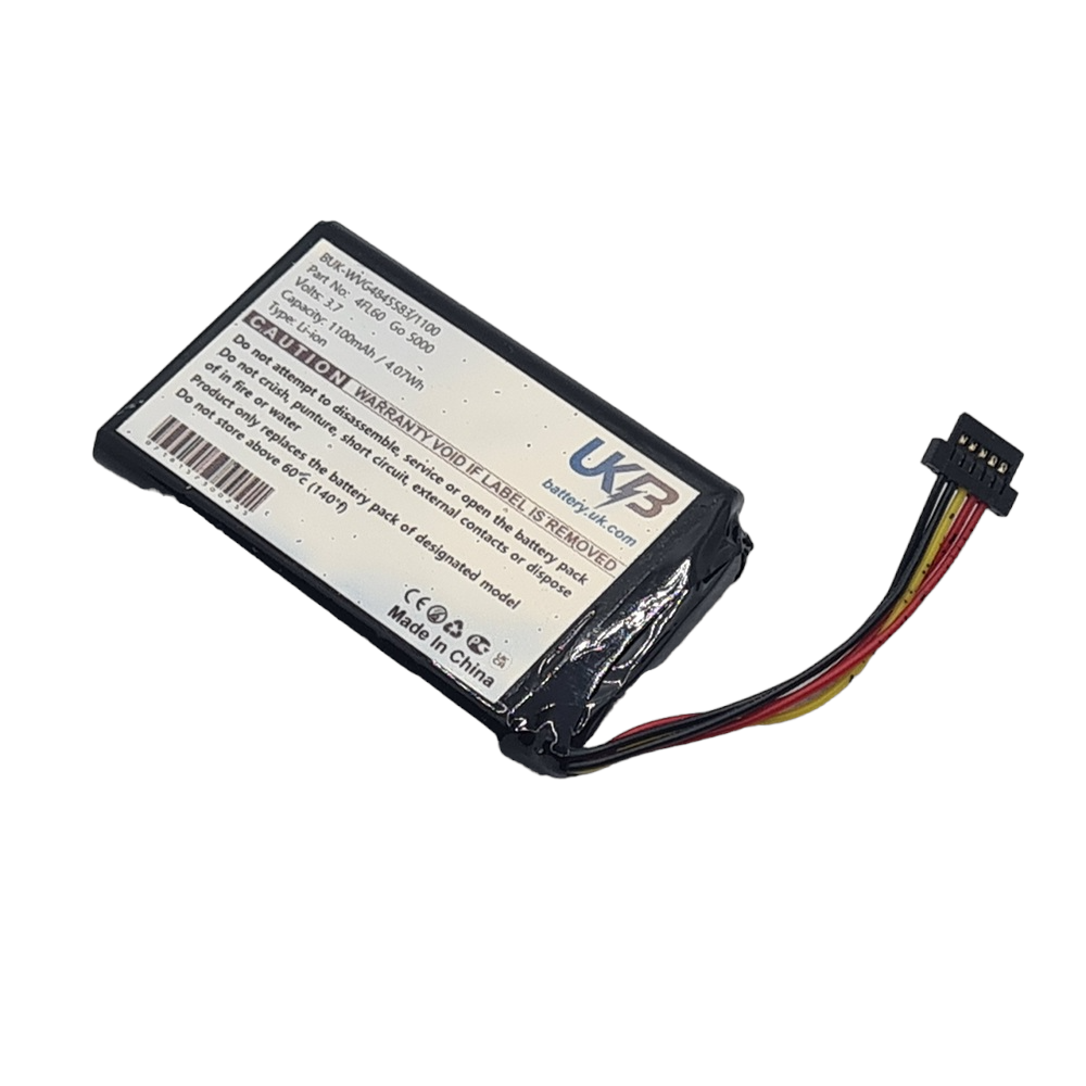 Battery compatible with TOMTOM AHA11111008,VF6P,VFAD,4FL50,4FL60,Go ...