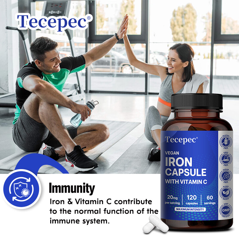 Iron Builder Blood Supplement, Absorbs Easily Raise Hemoglobin Levels ...