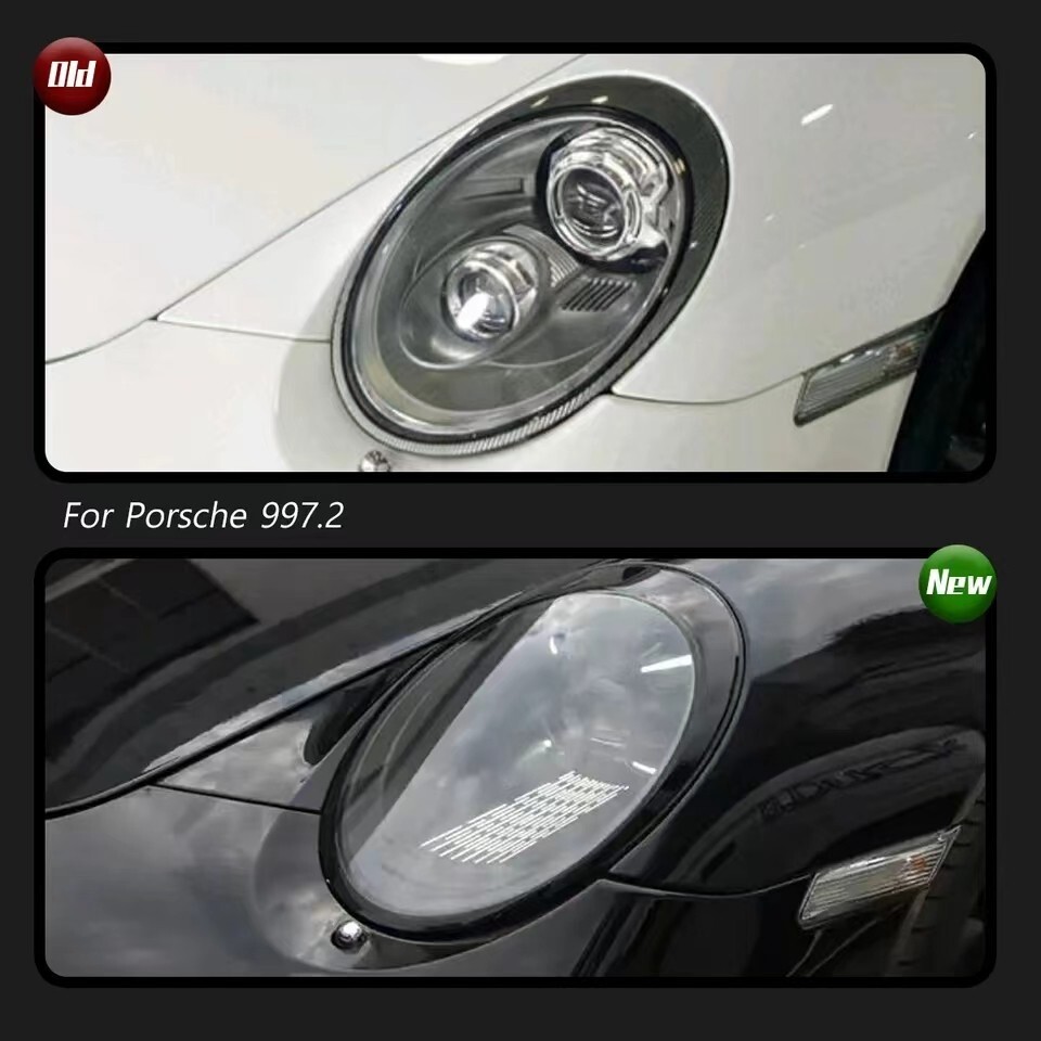 LED Laser Matrix Headlamps Upgrade For Porsche 997 992 DRL Projector ...