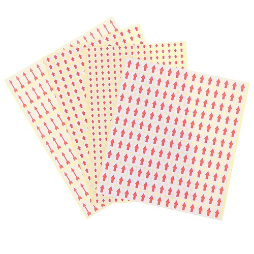 15sheet Arrow Labels Removable Small Circle Dot Stickers Defect ...