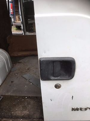 rear door handle outer renault master vauxhall movano van back plastic ...