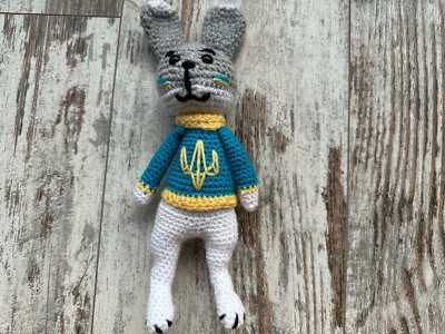 Ukrainian Toy War hare, rabbit, Military Patriot , Handmade , legendary ...