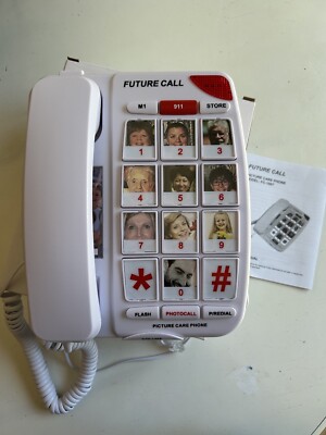 Future Call Picture Care Phone, Model FC-1007, Single Line Corded Phone ...