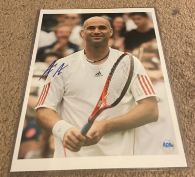 ANDRE AGASSI Signed ACE AUTHENTIC SECRET SIGNATURES 8x10 Photo | eBay