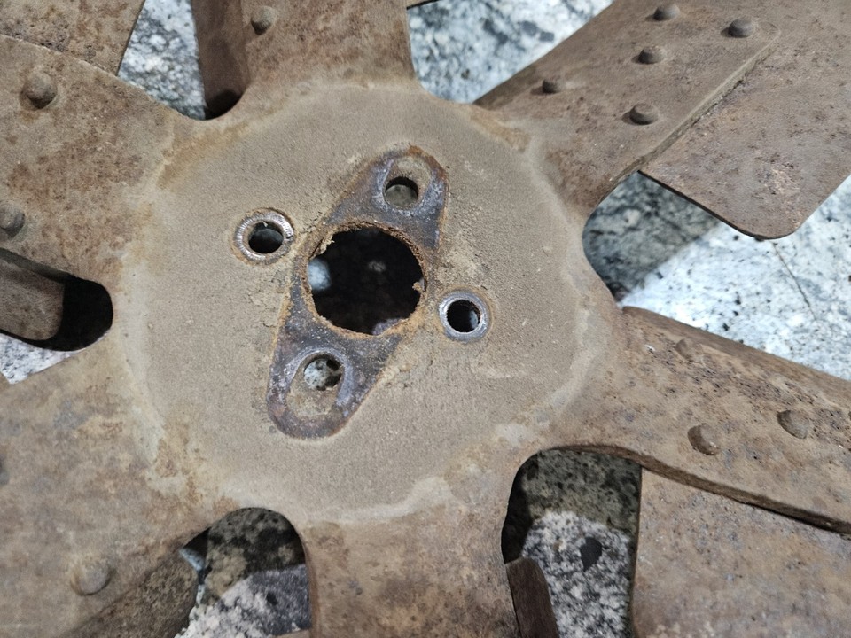 Case D DC DI Tractor Cooling Fan Oem Case Part 6 Blade Fan | eBay