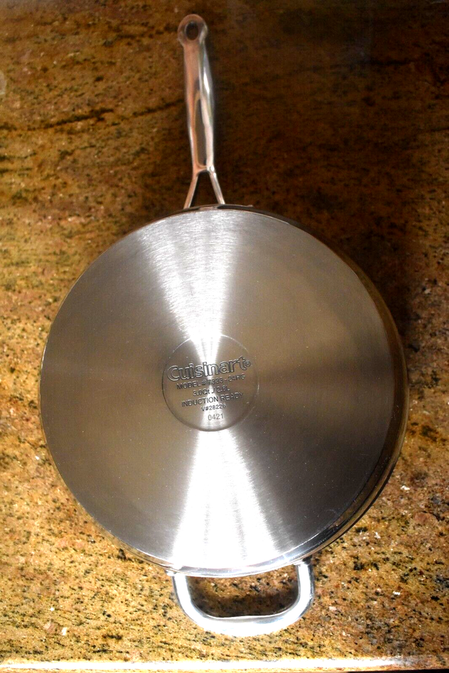 CUISINART Model 7333-24HG 10 inch Diameter By 3 inch DEEP SKILLET Fry ...