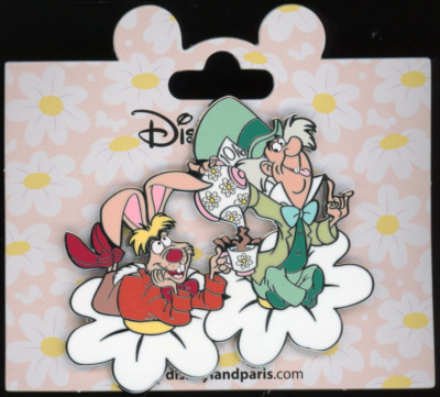 DLP DLRP Paris Alice in Wonderland Mad Hatter March Hare Flower Disney ...