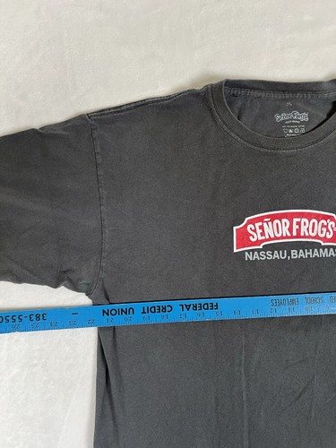 Vintage Senor Frogs T-Shirt Size XL Nassau Bahamas Double Sided | eBay