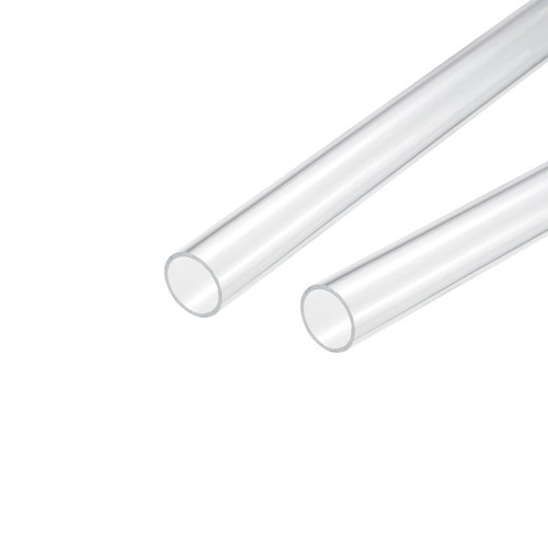 Acrylic Pipe Clear Rigid Round Tube 17mm ID 20mm OD 10" 2pcs ...