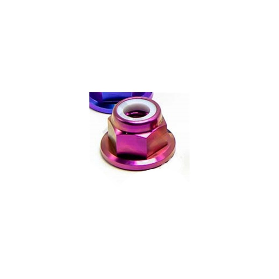 Titanium Hex Flange Nut With Self Locking Nylon Insert M5 M6 M7 M8 M10 ...