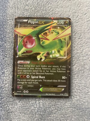 RARE Pokémon TCG Flygon-EX XY Black Star Promos XY61 Holo Promo | eBay