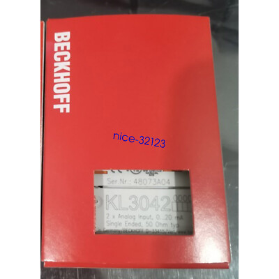 One Beckhoff KL3042 PLC Module KL3042 New In Box Expedited Shipping | eBay