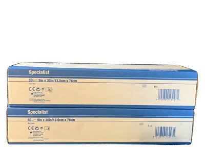 100 (2 Boxes Of 50) BSN 7395 Specialist Plaster Splint, Fast Setting 5 ...