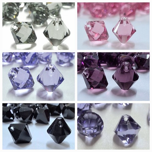 Swarovski Xilion Bicone Bundle - 168 Beads - 8mm | eBay UK