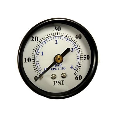 PSI G20ST02RK60 2" Dial Face Pressure Gauge kPa x 100 | eBay