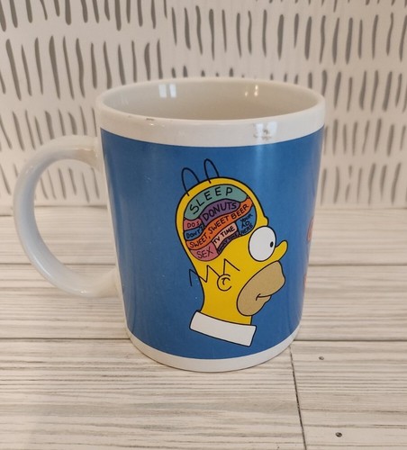 VTG THE Simpsons Homer Simpson GENIUS AT WORK Character Mug 2002 | eBay