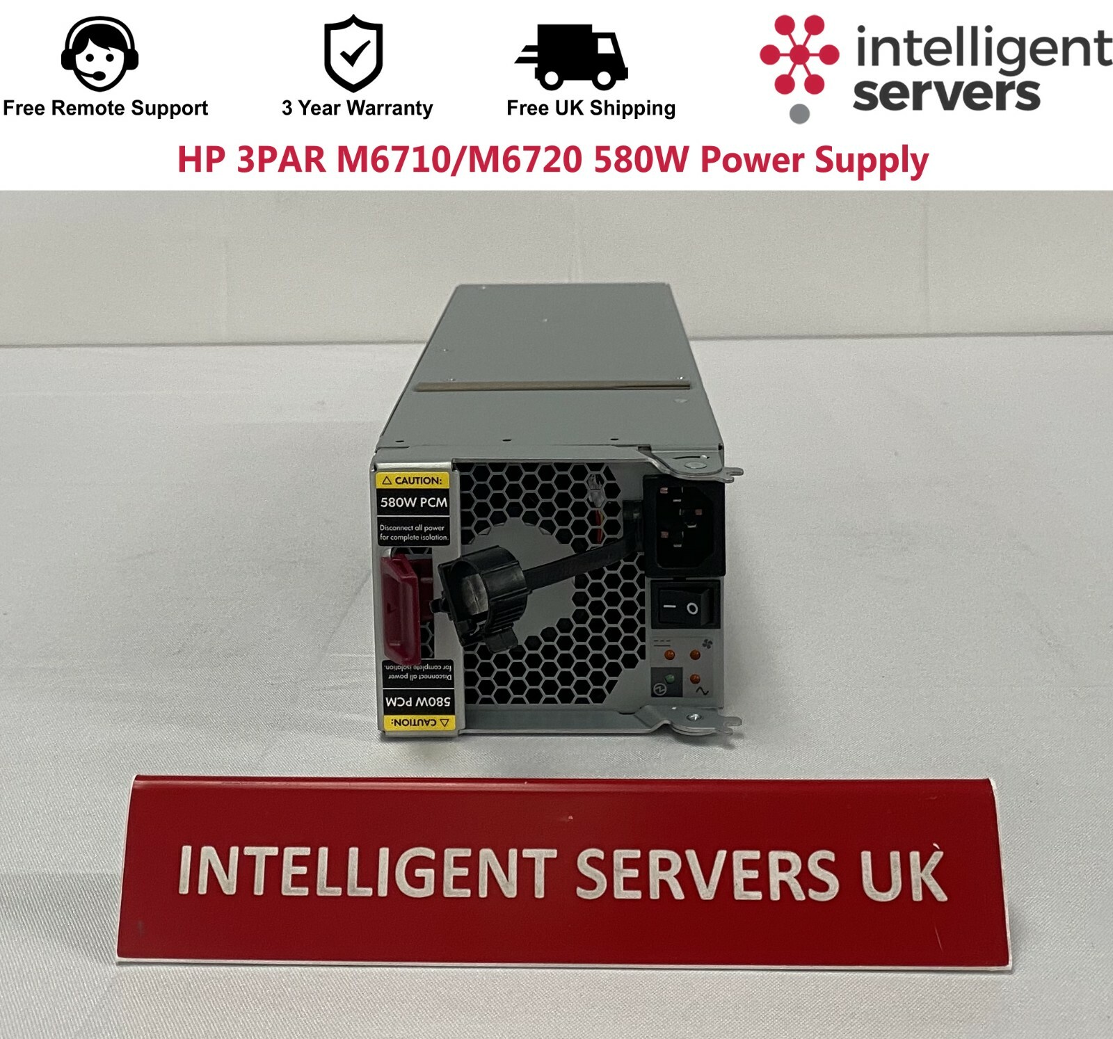 HP 3PAR M6710/M6720 580W Power Supply - 682373-001 | eBay