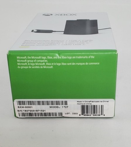 Microsoft Xbox SXW-00001 Rechargeable Battery 1400 mAh official ...