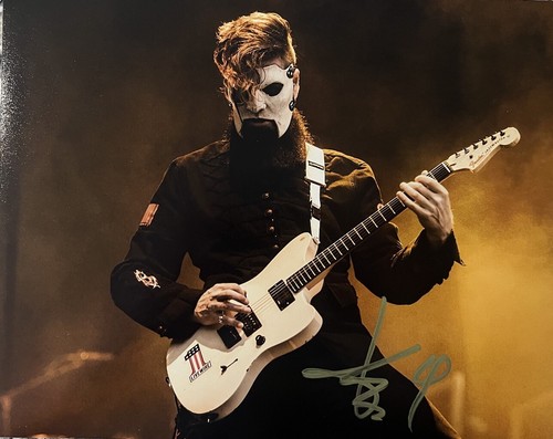 JIM ROOT SIGNED 8x10 PHOTO SLIPKNOT GUITARIST AUTHENTIC AUTOGRAPH COA ...
