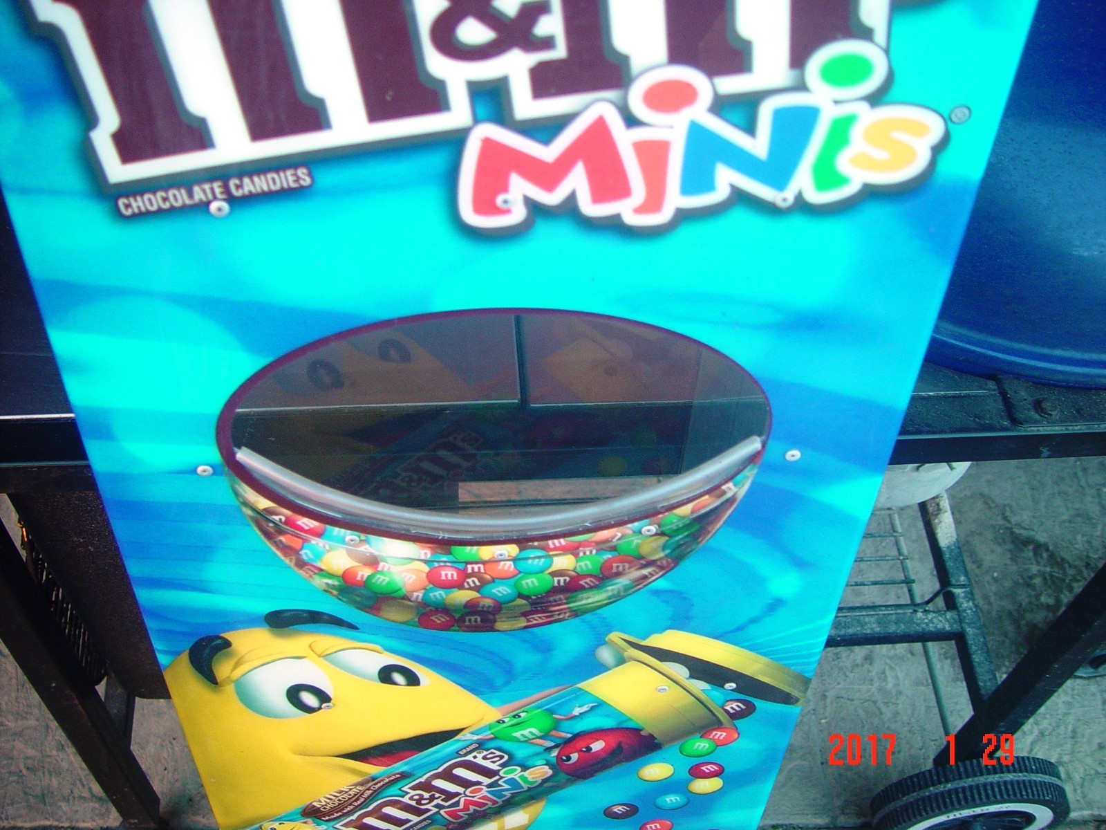 M&M CANDY DISPLAY, WALL MOUNT, TWO TRAYS | eBay