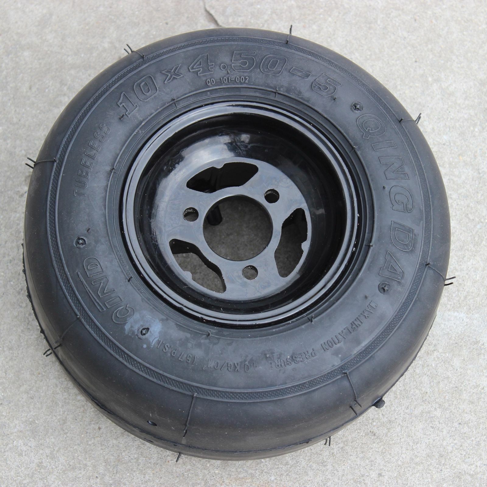 Pair 5" Go Kart Wheel 10x4.50-5 supper Slider Drift Trike Gokart Racing ...
